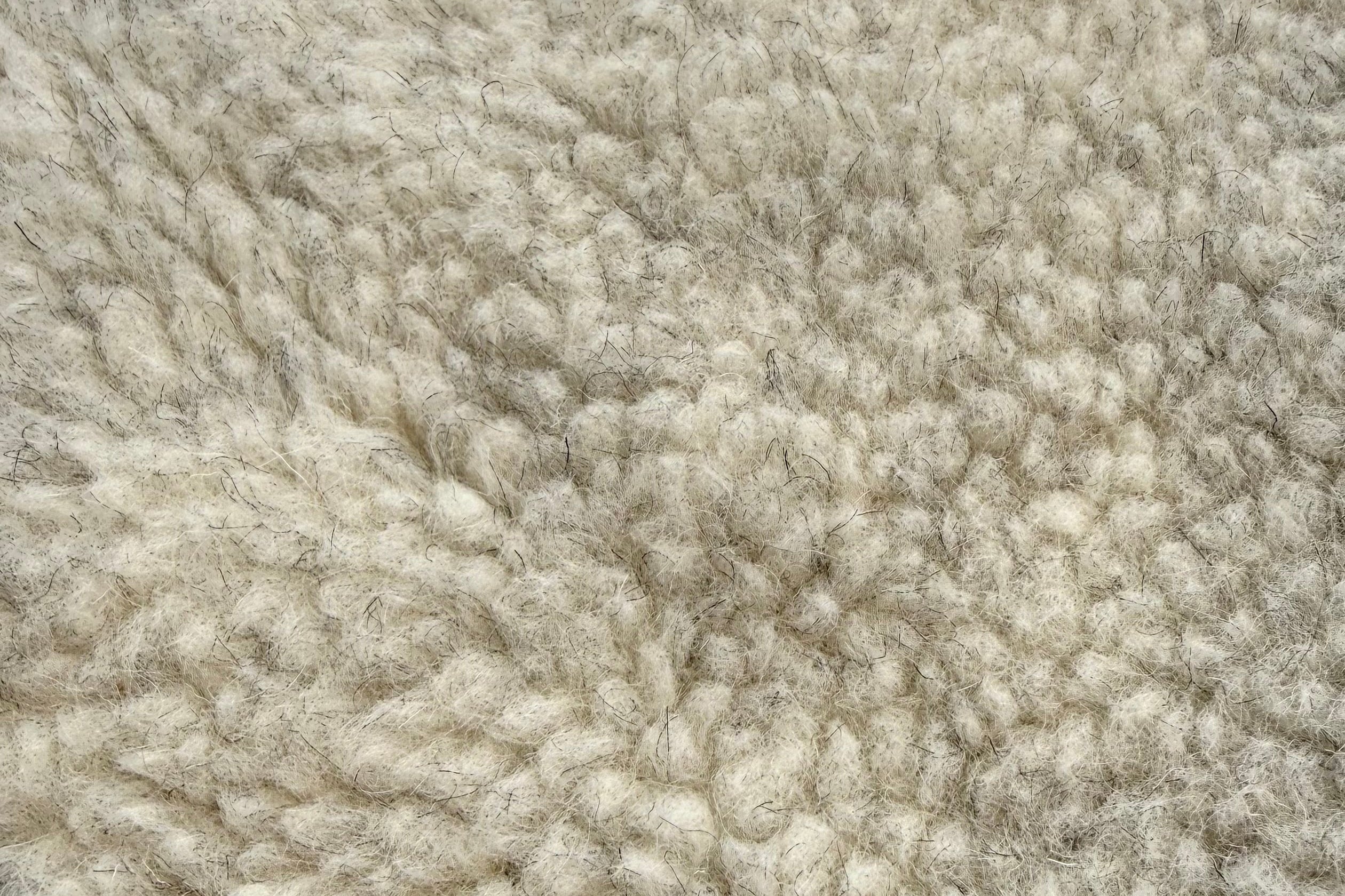 TEDDY LAMBS FUR KNITTED MERINO WOOL - GRAY - new – Woolstock Fabrics